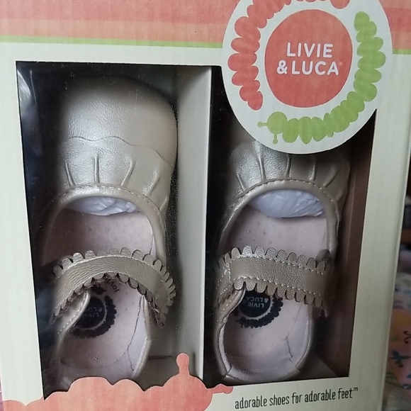 Livie & Luca | Shoes | Livie Luca Soft Leather Champagne Ruche New In ...